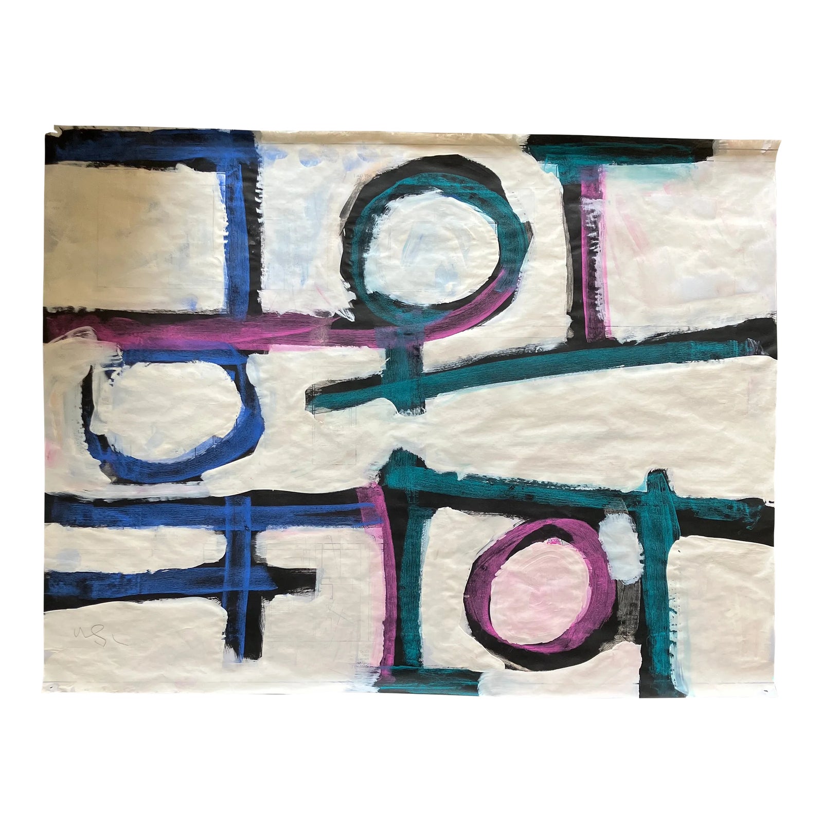 Contemporary Original Wayne Cunningham Abstract Painting | Chairish
