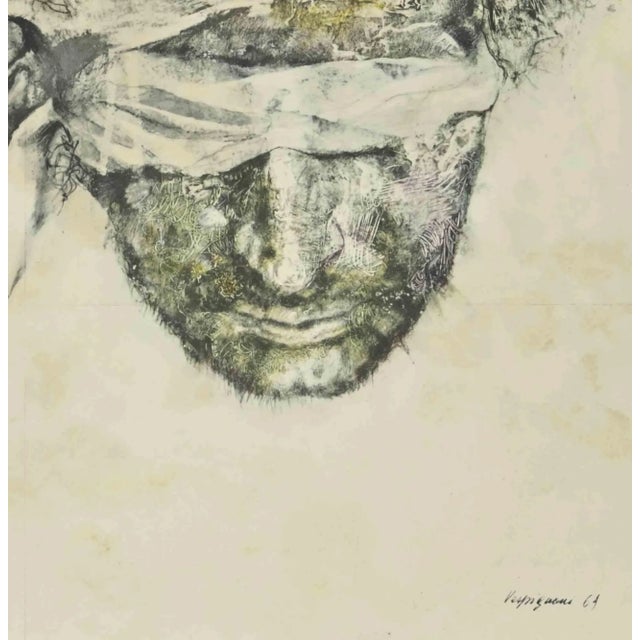 Renzo Vespignani, Figure, Phototype Print, 1960s | Chairish