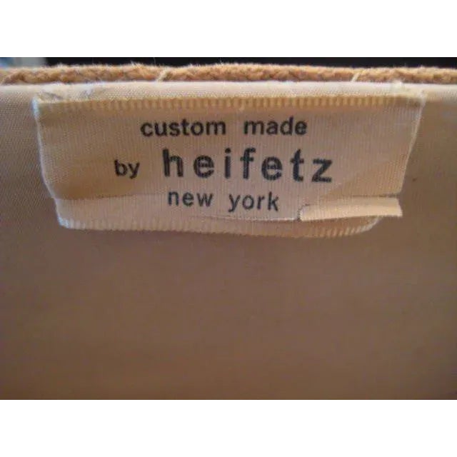 1950s Modern Heifetz in Black Lacquer Table Lamps - a Pair | Chairish