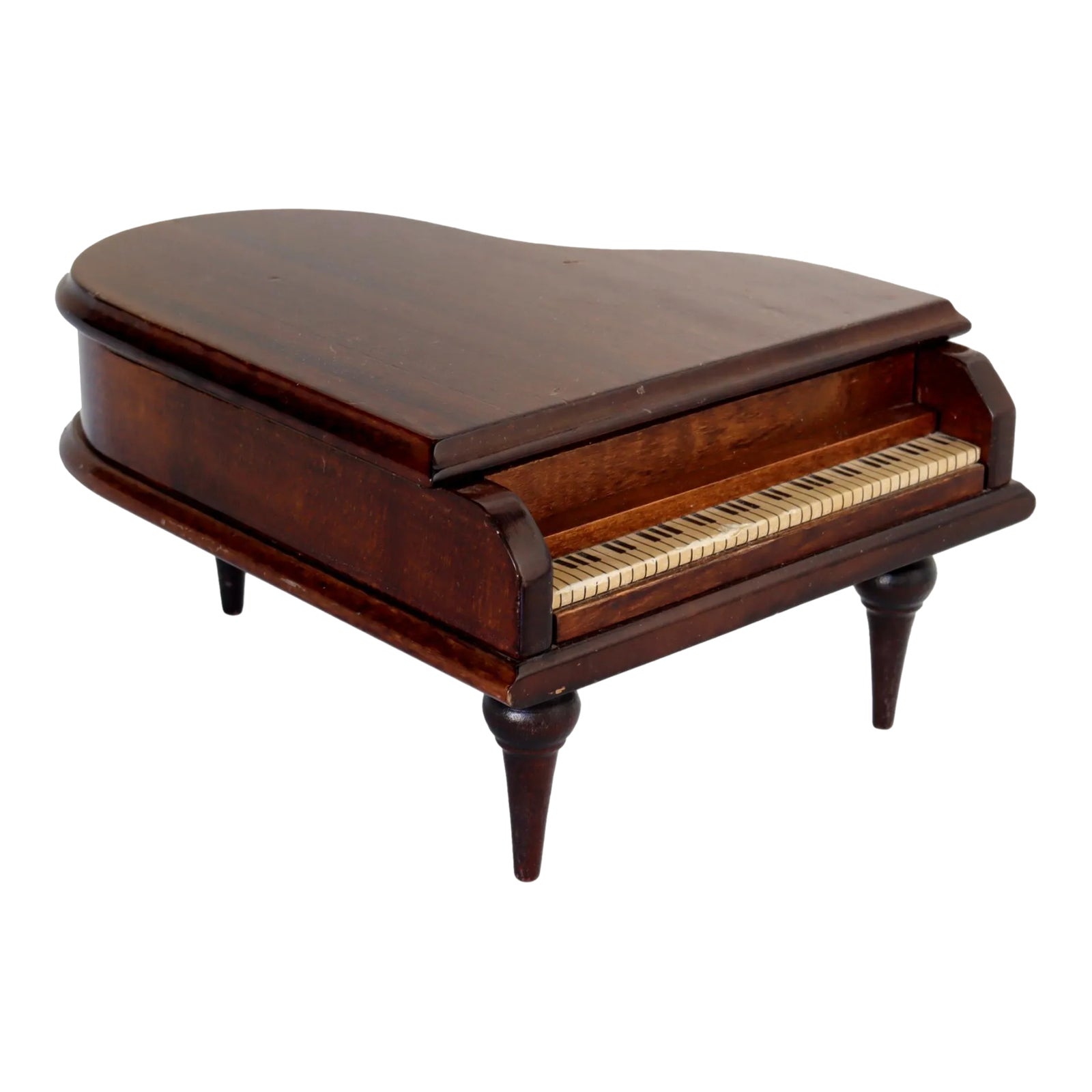 Midcentury Swiss Piano Music Box | Chairish