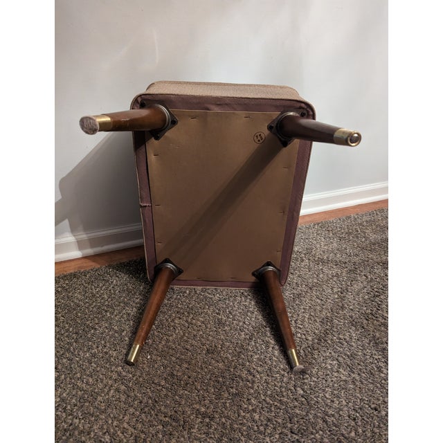 1950s Singer Mid Century Sewing Cabinet Footstool | Chairish