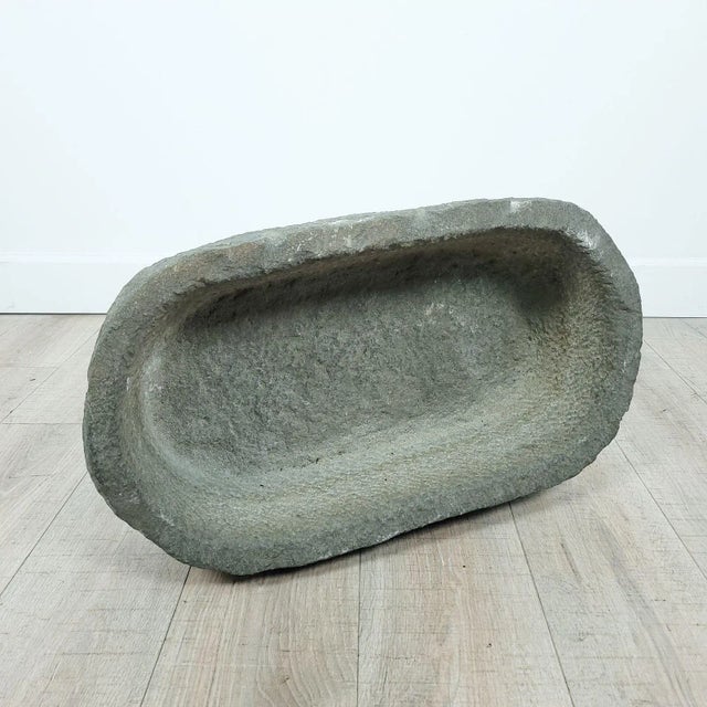 Granite Stone Large Japanese Water Trough, 18th/19th Century | Chairish
