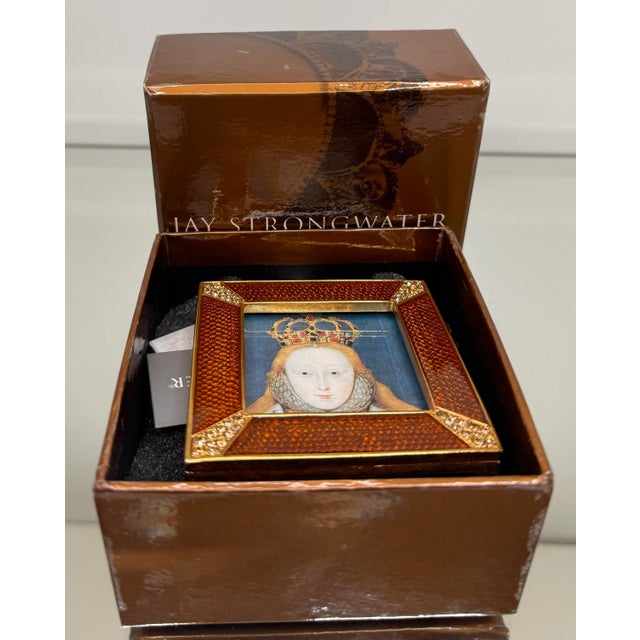 Enamel and Pave Crystal Frame by Jay Strongwater | Chairish