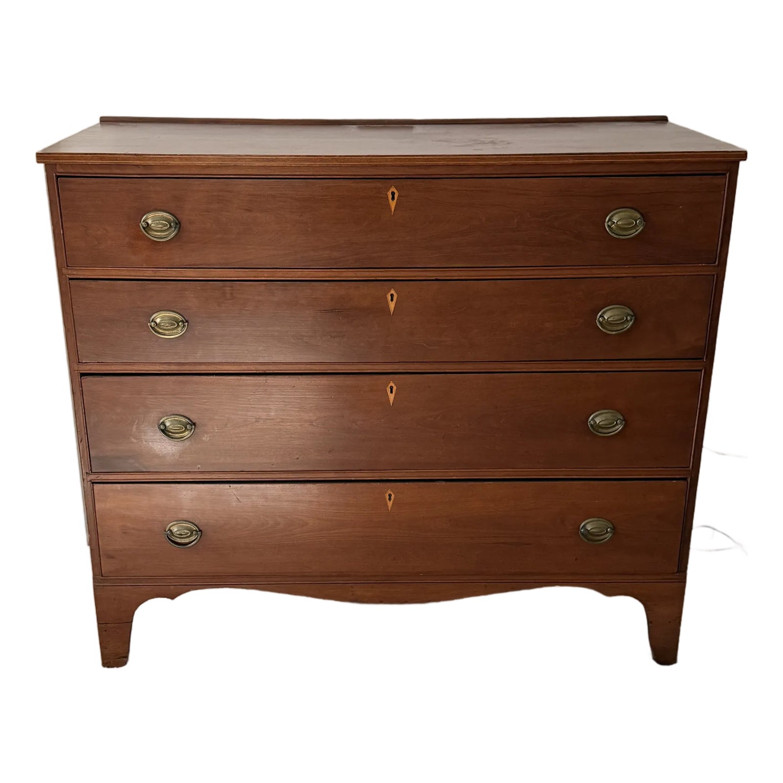 Antique Cherry Federal Dresser, Ca. 1830-1840 | Chairish