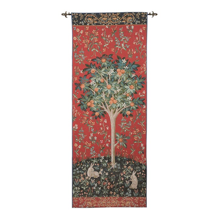 Medieval Tree Portiere Loom Woven Tapestry - 185x70cm (6'1"x2'4 ...