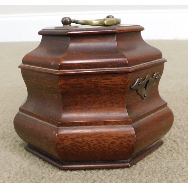Set of 2 Colonial Williamsburg Octagonal Tea Caddies | Chairish
