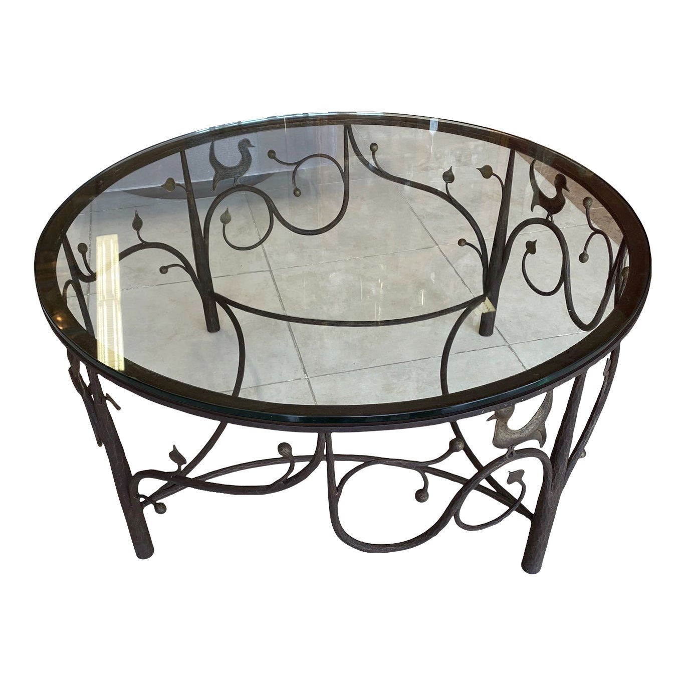 Atelier Picard Hand Made Wrought Iron Coffee Table | Chairish