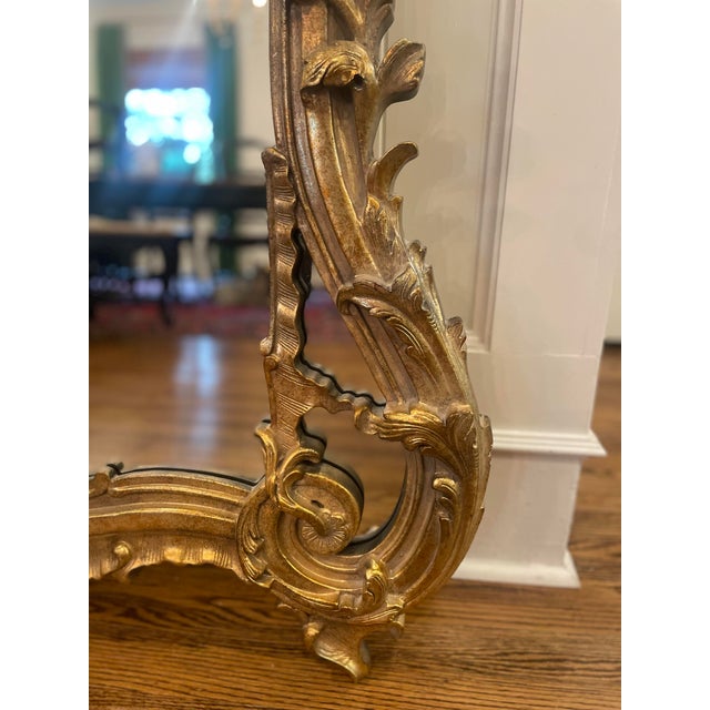 Late 20th Century Gold Mirror Regency Style Mirror by Stephen Cavallo ...
