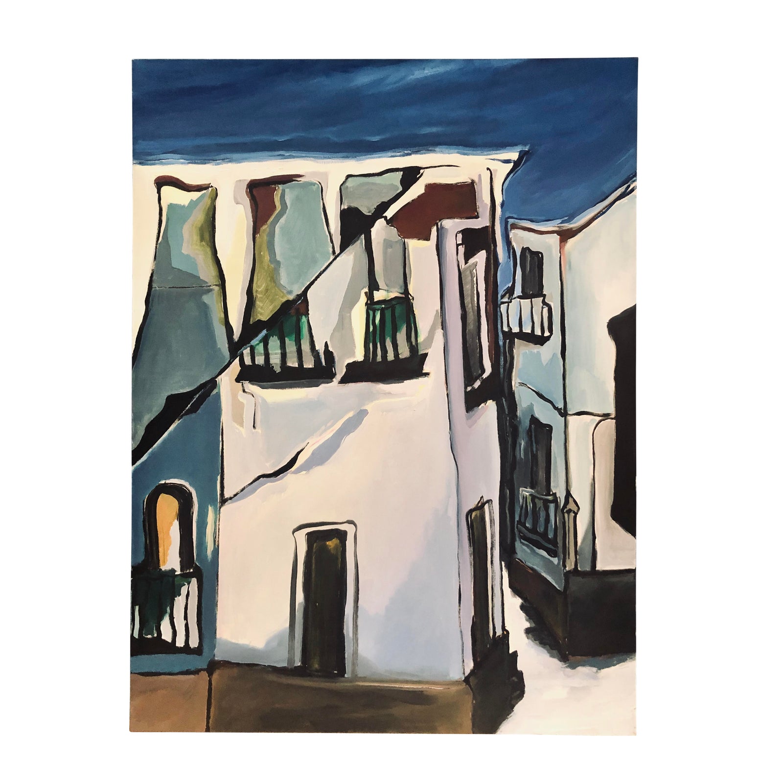 Late 20th Century Fay Singer Original Oil Painting | Chairish