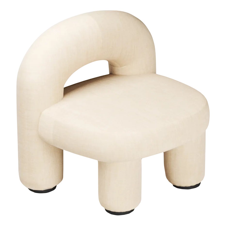 Arcy Armchair in Beige by Alter Ego Studio | Chairish