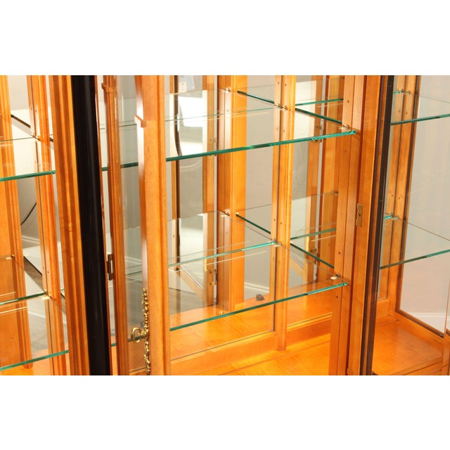 Thomasville Grand Classics Biedermeier Style Breakfront China Cabinet ...