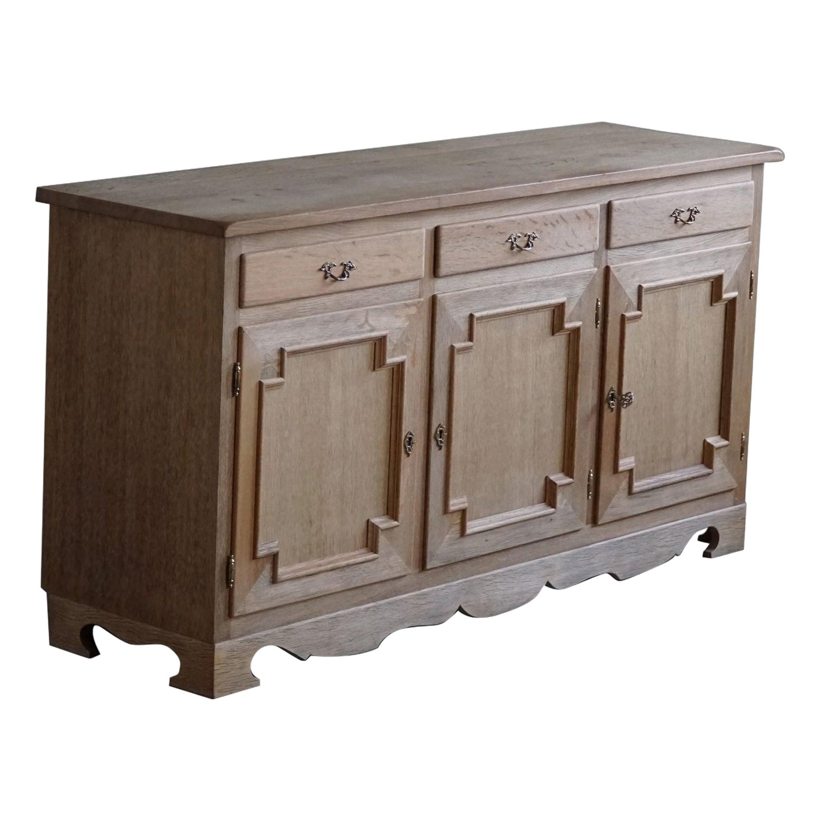 Mid-Century Danish Modern Oak Buffet / Sideboard by Kurt Østervig ...