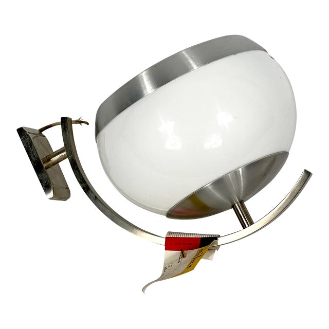 Stilux Milano, Single Aluminum and Perspex Wall Lamp Model Sila. Italy ...