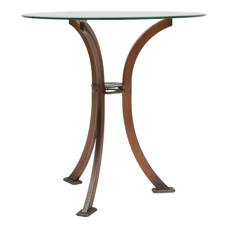 Hollywood Regency Side Table from Belgo Chrom, Belgium, 1980s | Chairish
