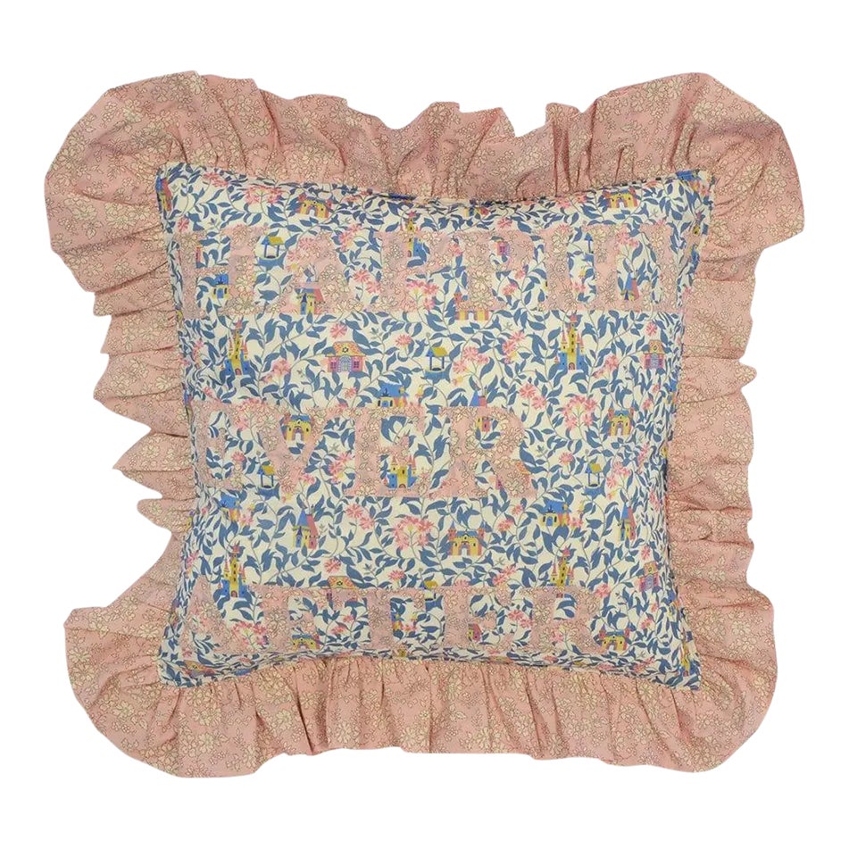 'Happily Ever After' Cushion Made With Liberty Fabric Bavaria & Capel ...