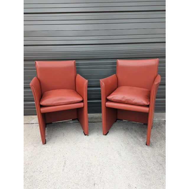 Late 20th Century 401 Break Arm Chairs by Mario Bellini for Cassina in ...