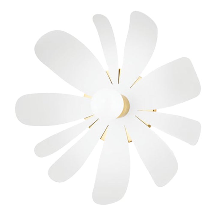 Mitzi Twiggy Flower 1-Light Wall / Vanity Sconce, Aged Brass/Textured ...