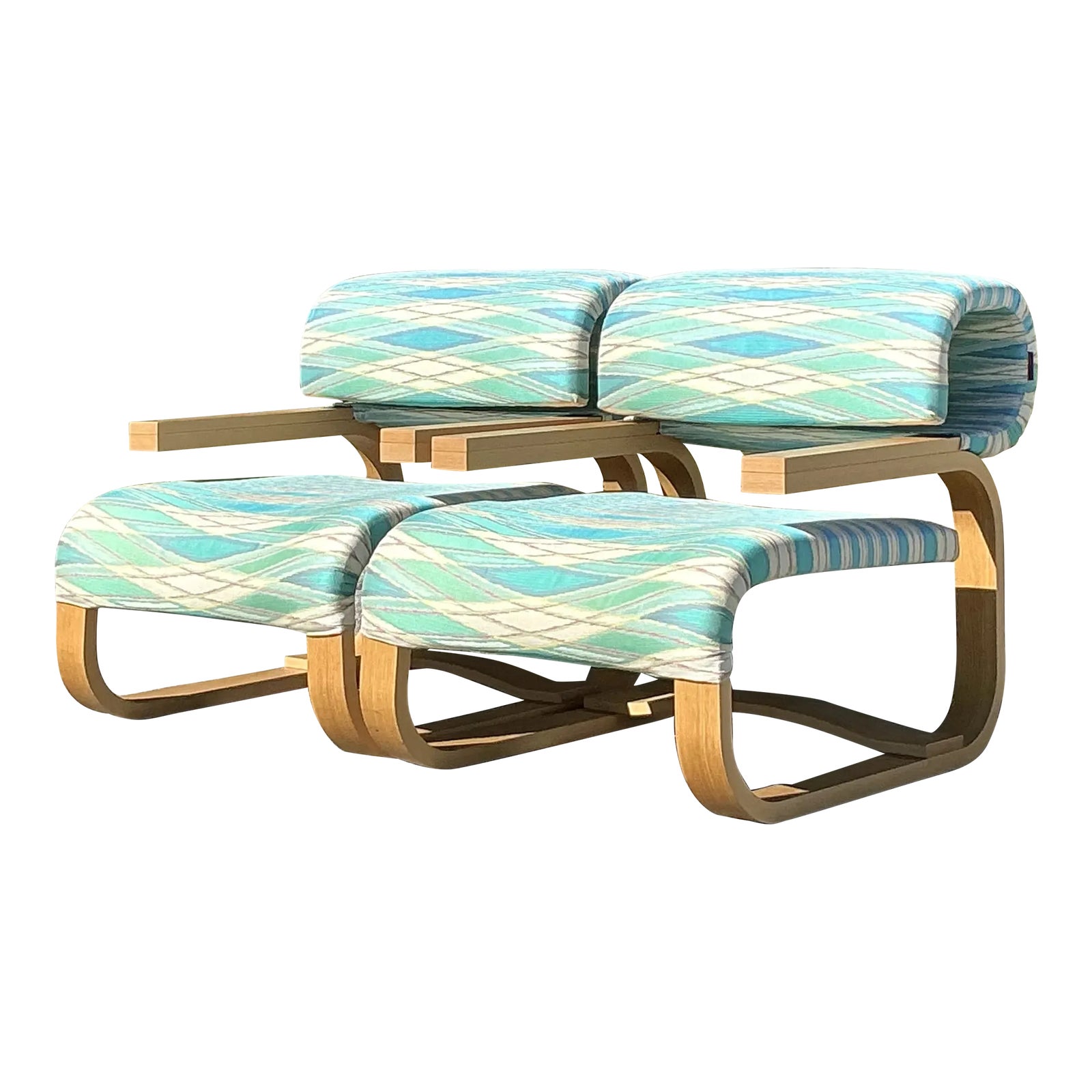 Vintage Contemporary Missoni Home “Daniela” Arm Chair - a Pair | Chairish