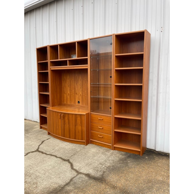 1970s Midcentury Danish Modern Modular Wall Unit | Chairish