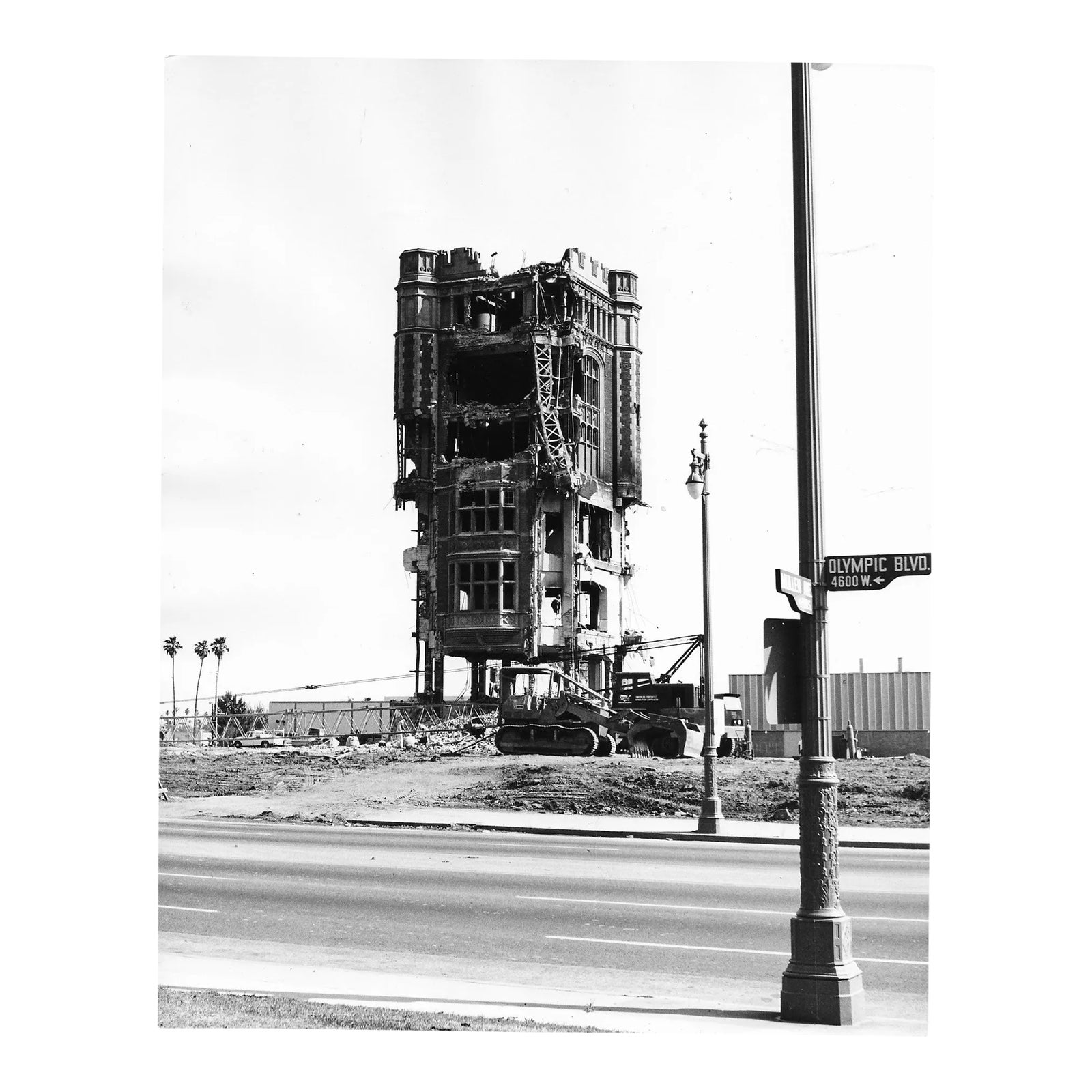 1971 Los Angeles High School Demolition Photograph by Don Ware | Chairish