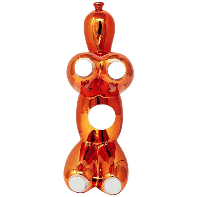 Interior Illusions Plus Copper Balloon Dog Bank | Chairish