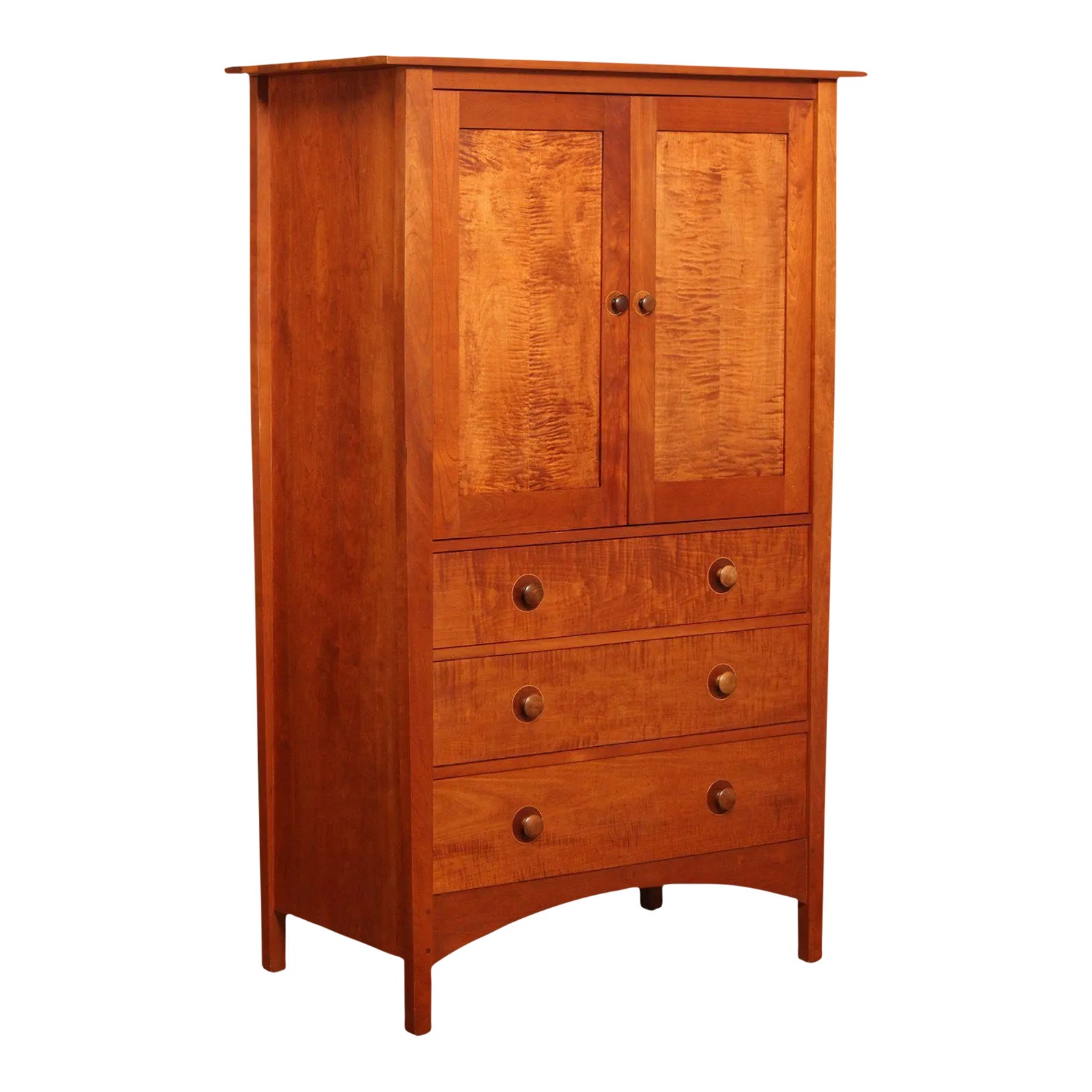 Early 21st Century Stickley Mission Collection Cherry Harvey Ellis Door ...