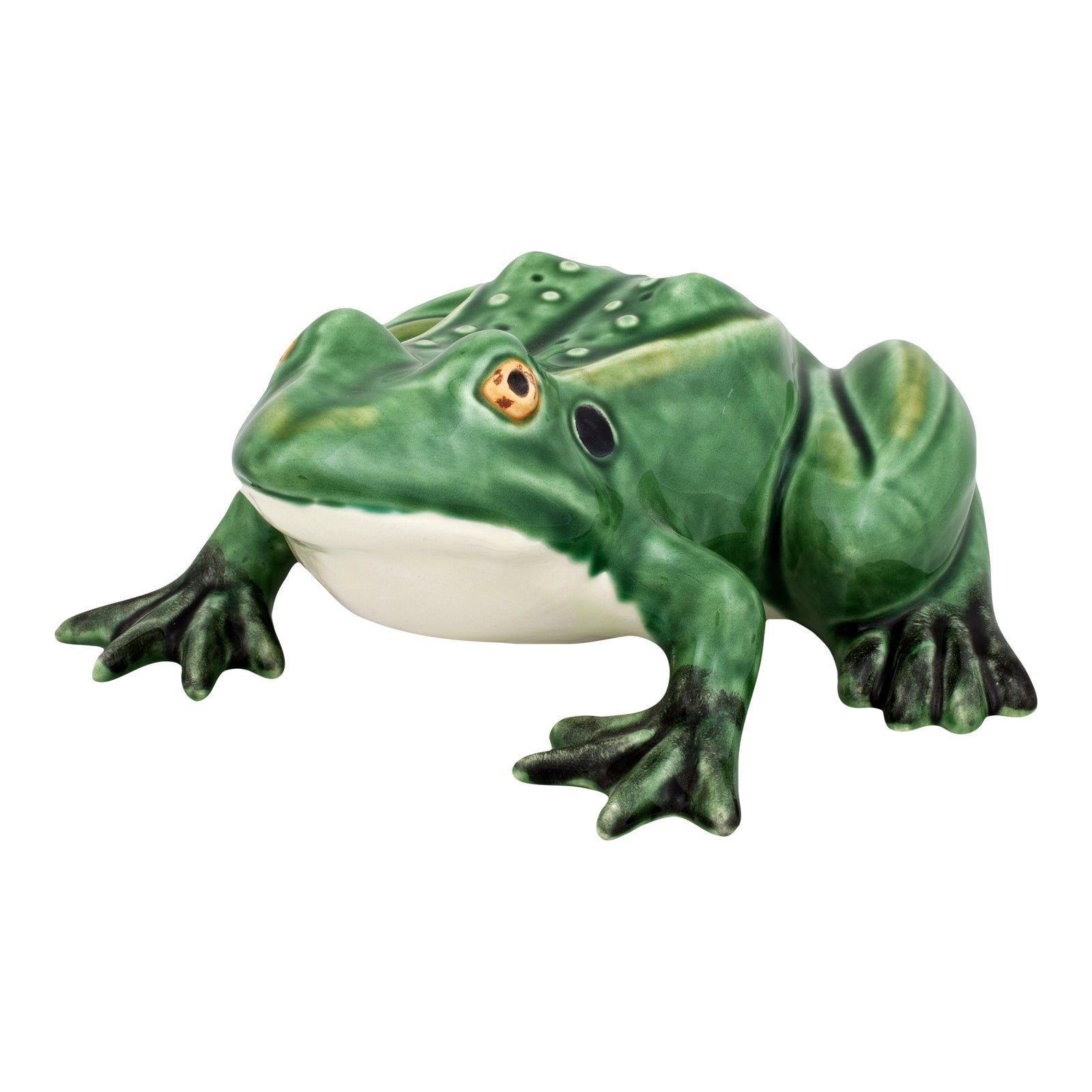 Bordallo Pinheiro Medium Frog, 8" | Chairish