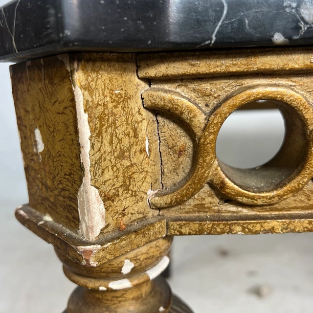 Vintage Hollywood Regency Marble Top Gold Coffee Table | Chairish