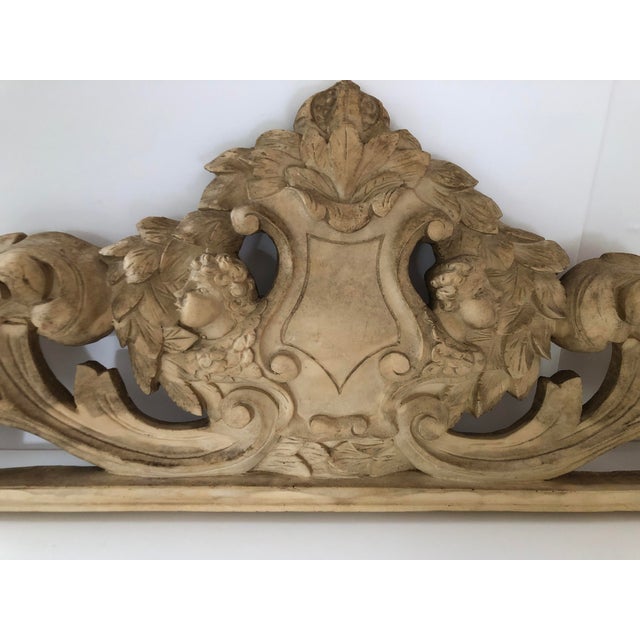 Plaster Architectural Pediments - a Pair | Chairish