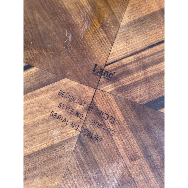 Mid 20th Century Vintage Lane Acclaim Round Coffee Table With Dovetail ...