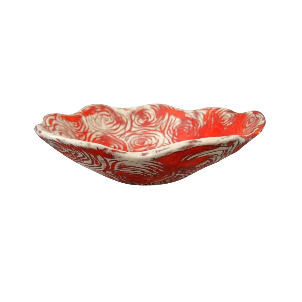 Vintage Rose Dish, 2010s | Chairish