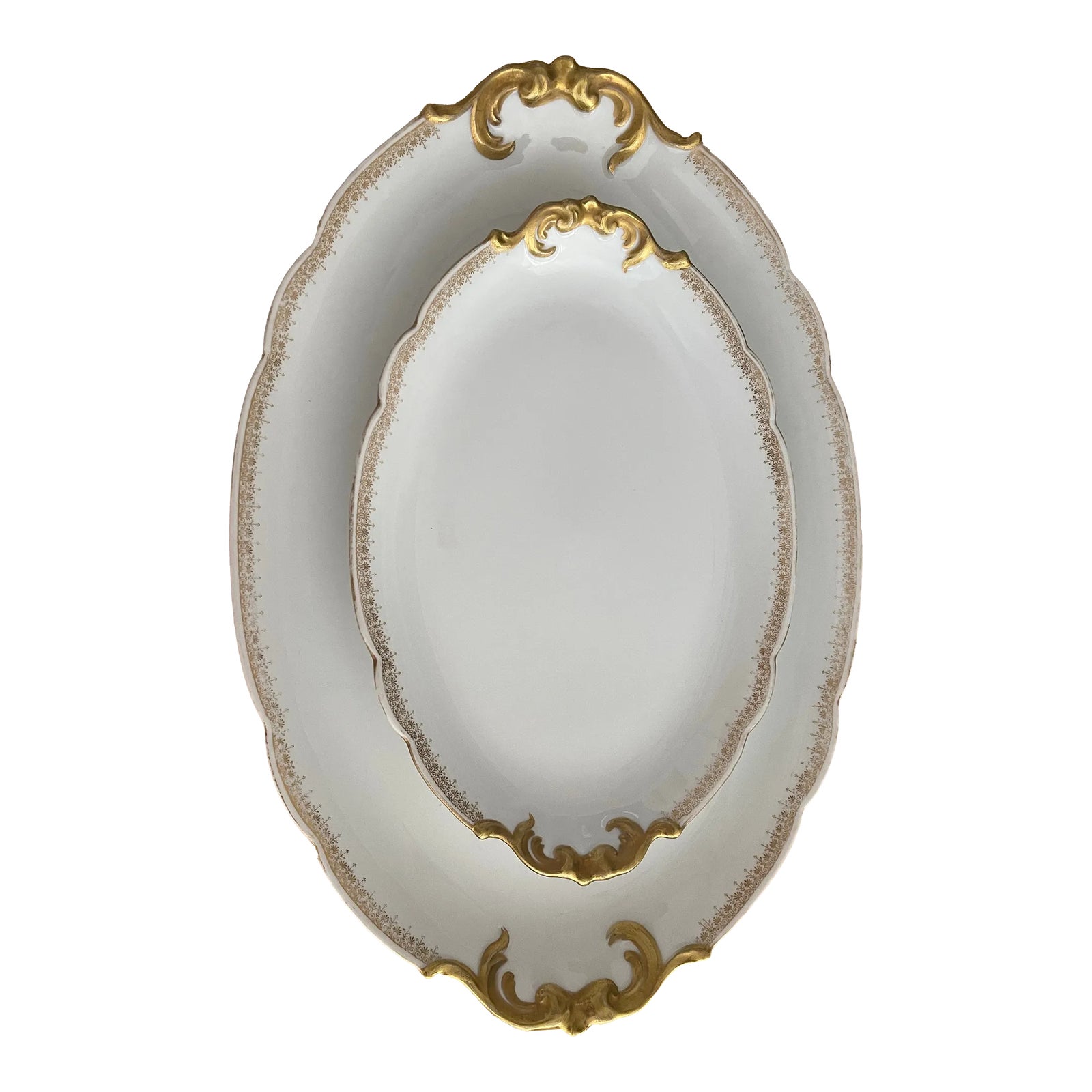 Pair of Early 20th Century Limoges Platters L. Bernardaud & Co ...