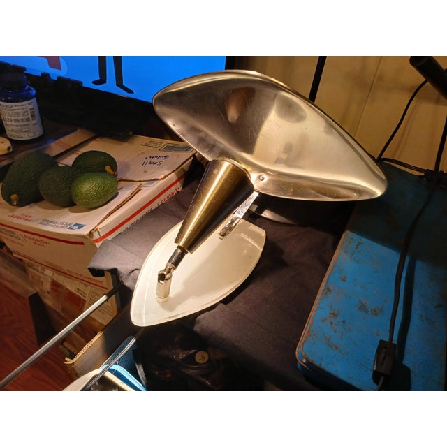 Modern Minimalist Reflector Table Lamp/Sconce | Chairish