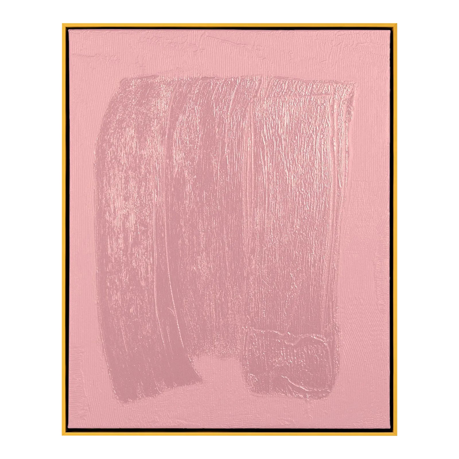 Pink Free Form Lines II by The Holly Collective, Textured Art Print in ...