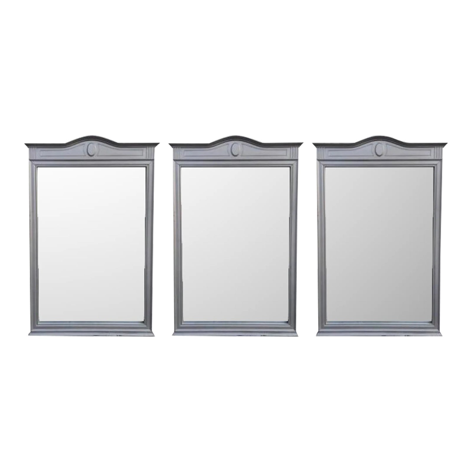 Set of 1980s Triptych Mirrors | Chairish