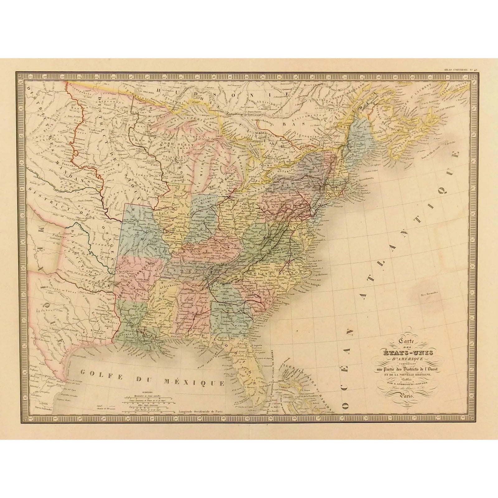 United States, 1844 | Chairish