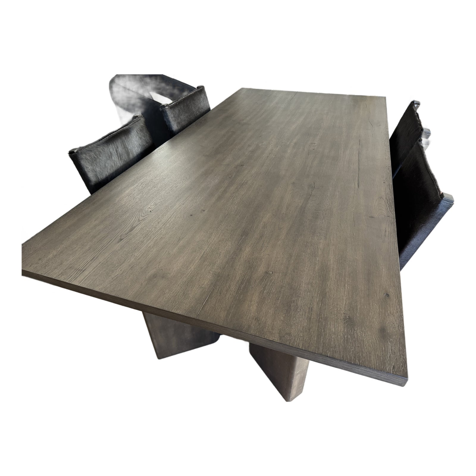 Four Hands Designer Dining Set (Like New). Huxley Table + 4 Villa Chairs | Chairish