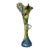 Late 20th Century Filip Ravert Tall Art Glass Vase With Bronze Overlay ...