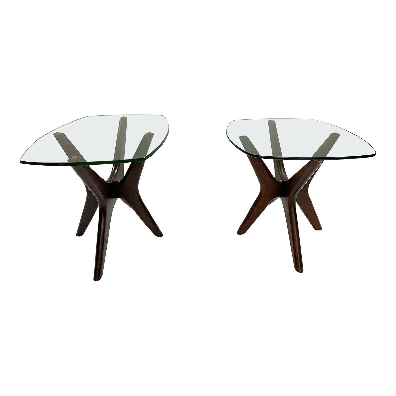 Adrian Pearsall Mid-Century Modern Style Jax Side Tables - A Pair ...