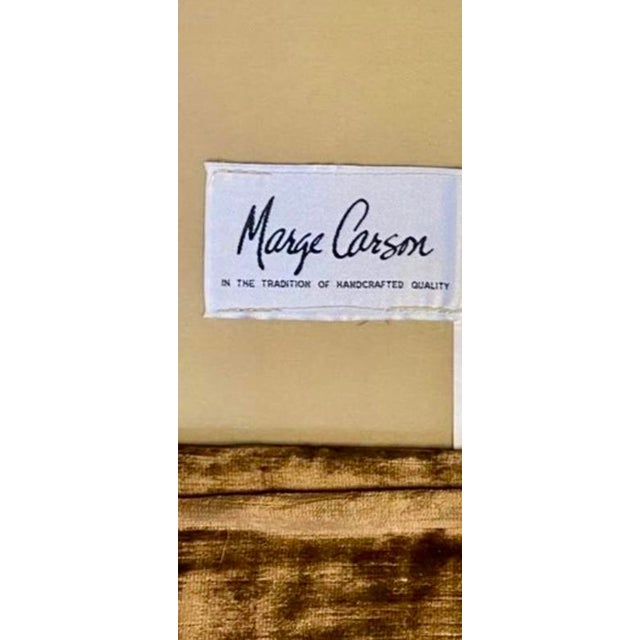 Marge Carson Alexander Chair and Ottoman Set | Chairish