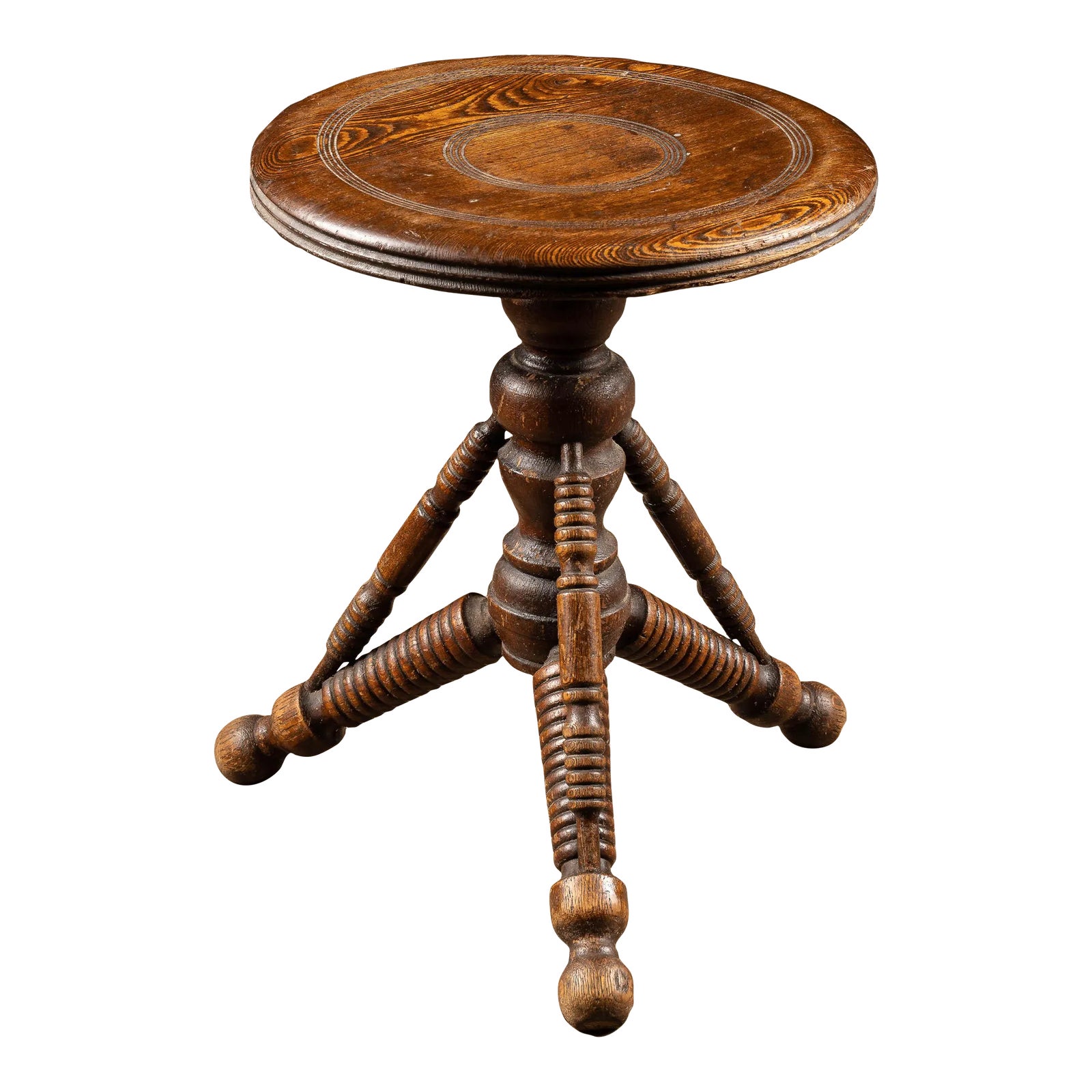 Late 20th Century Adjustable Machinist Stool by Lyon & Healy | Chairish