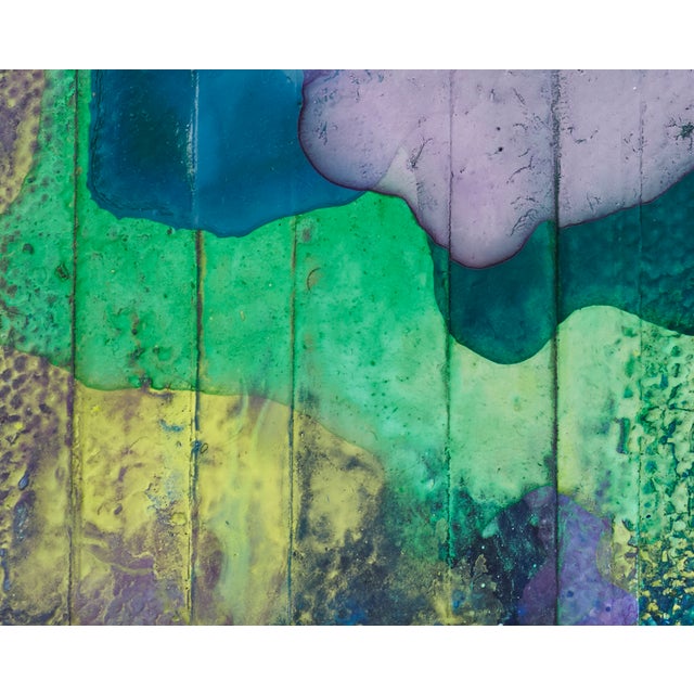 "Puddle 1" Original Abstract Acrylic Painting by Simon Findlay | Chairish