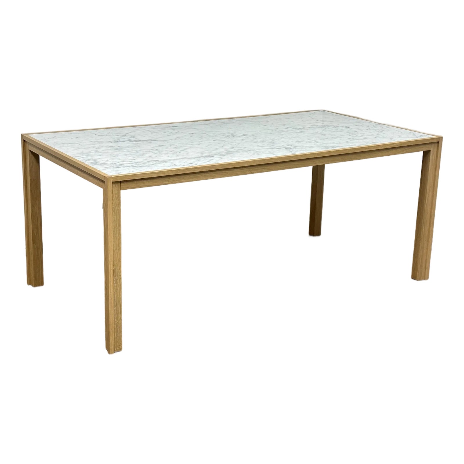 Michael Anastassiades for Herman Miller Doubleframe Marble Table | Chairish
