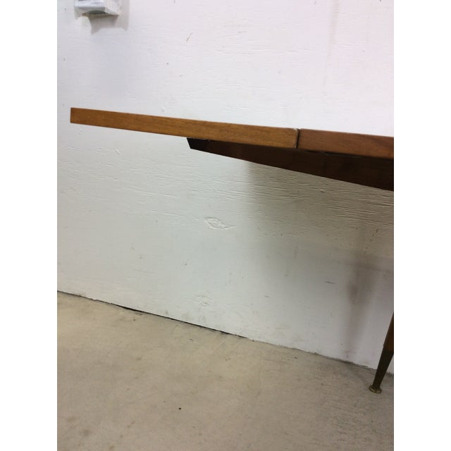Mid Century Modern Small Draw Leaf Table | Chairish