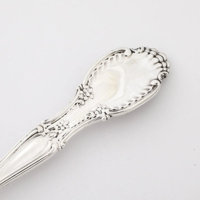 Tiffany and Co. 19th Century Sterling Scalloped Floral Pierced Serving ...