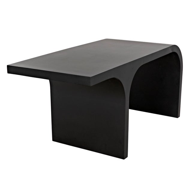 NOIR Maximus Desk, Black Metal | Chairish