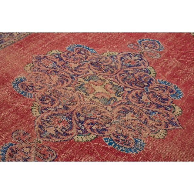 Vintage Turkish Beige Area Rug | Chairish