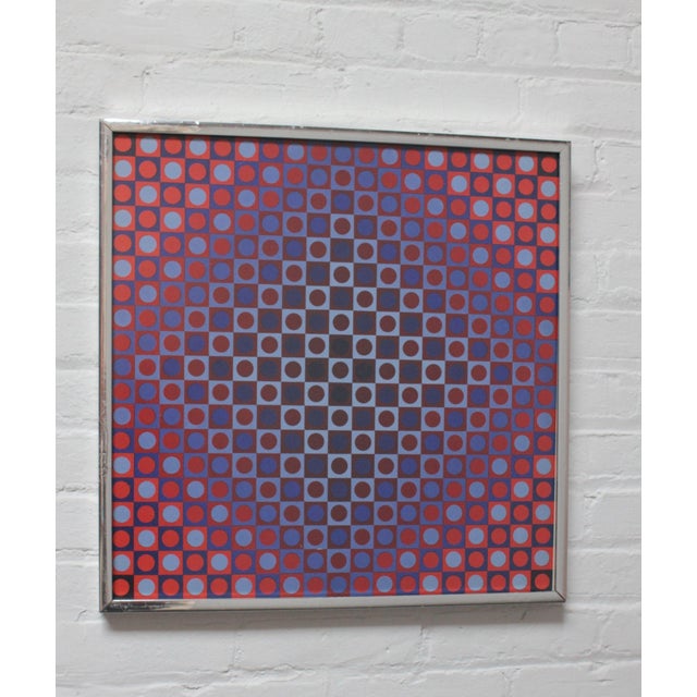 Victor Vasarely "Boglar" Op Art Lithograph | Chairish
