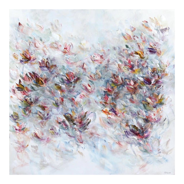 Self-Love Is Luxury - Soft Abstract Floral Landscape Original Artwork ...