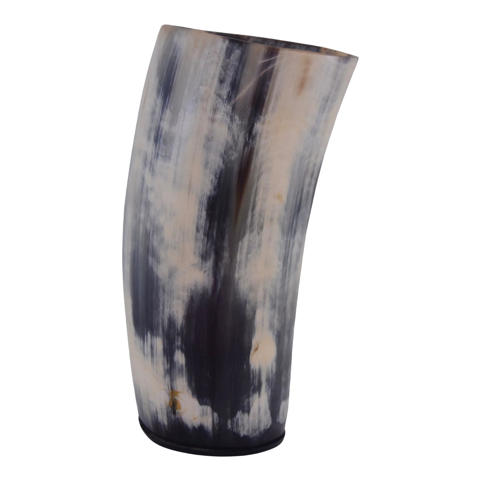 Natural Buffalo Bison Horn 6" Vase | Chairish
